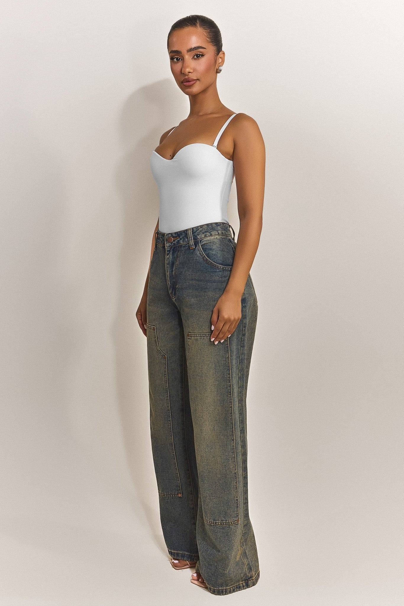 White Shapewear Bodysuit | Sculpting Bodysuit in White – marsthelabel